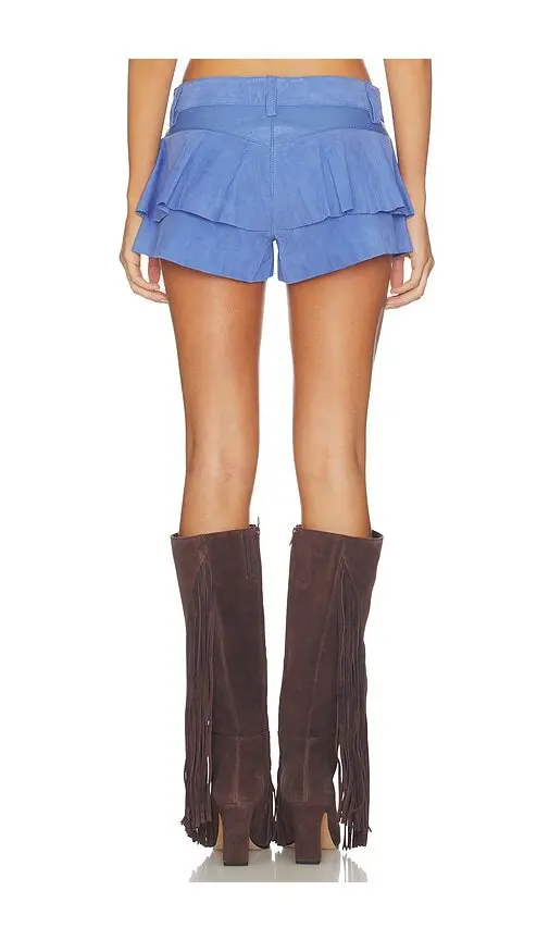 UNDERSTATED LEATHER Dixie Frill Short