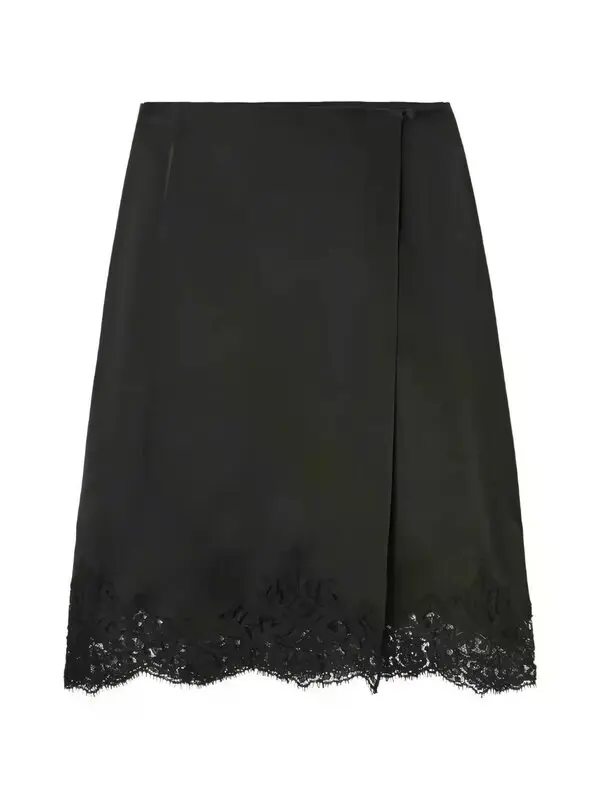 Stella McCartney Lace-trim Mini Skirt - Black