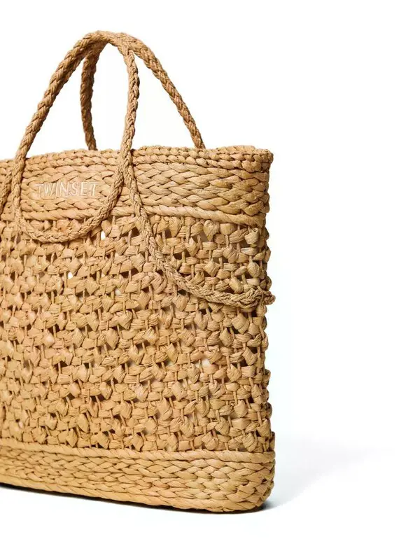 TWINSET Woven Shopper Bag