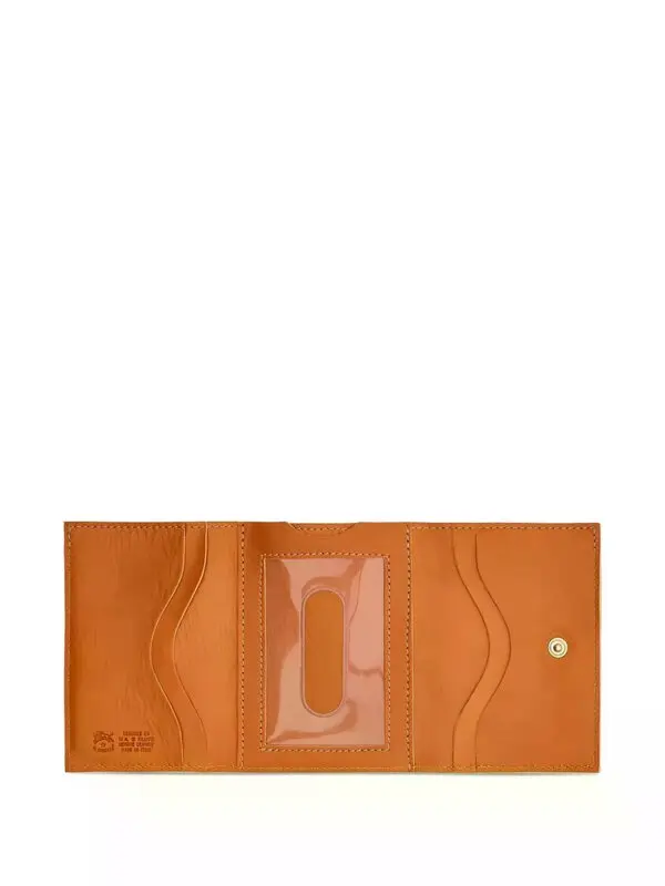 Il Bisonte Grained Foldover Wallet