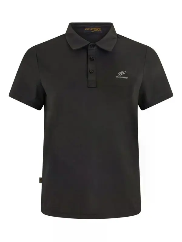 PLEIN SPORT Short-sleeved Polo Shirt - Black