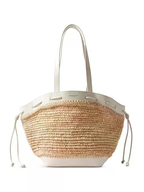 Claudie Pierlot Alban Raffia Tote Bag