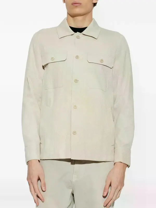 Eleventy Patch Pocket Shirt