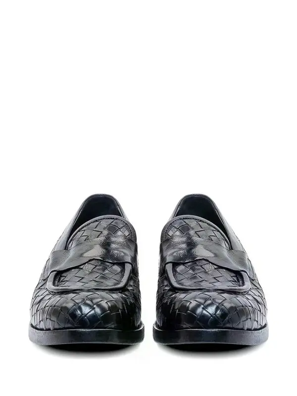 DUCANERO Woven Leather Loafers