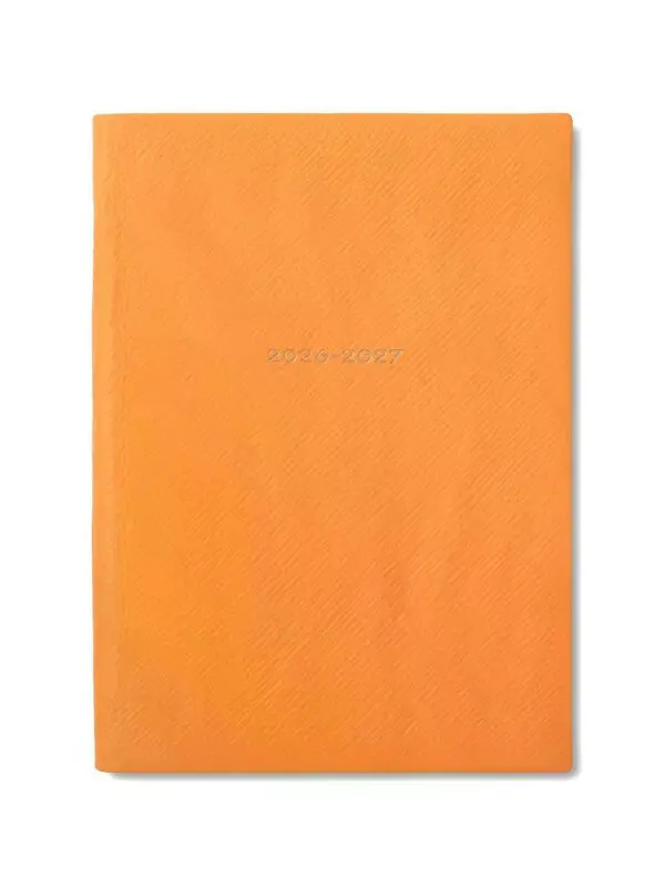 Smythson 2026-2027 Soho Weekly Diary - Orange