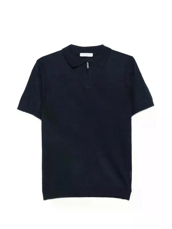 DANIELE FIESOLI Zip Polo Shirt - Blue