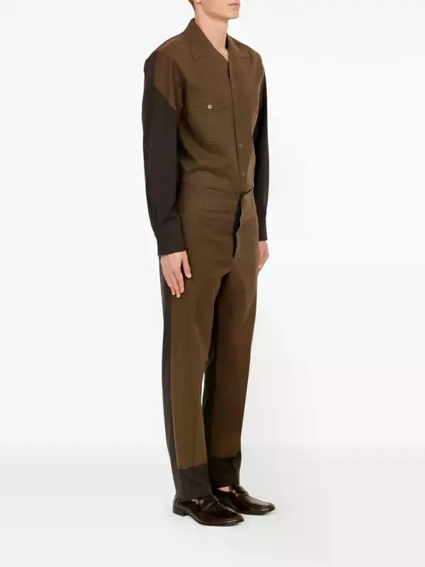MAISON MARGIELA Colour-block Tailored Trousers