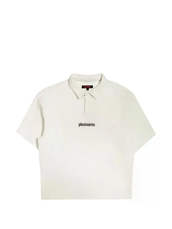 PLEASURES Logo-embroidered Polo Shirt