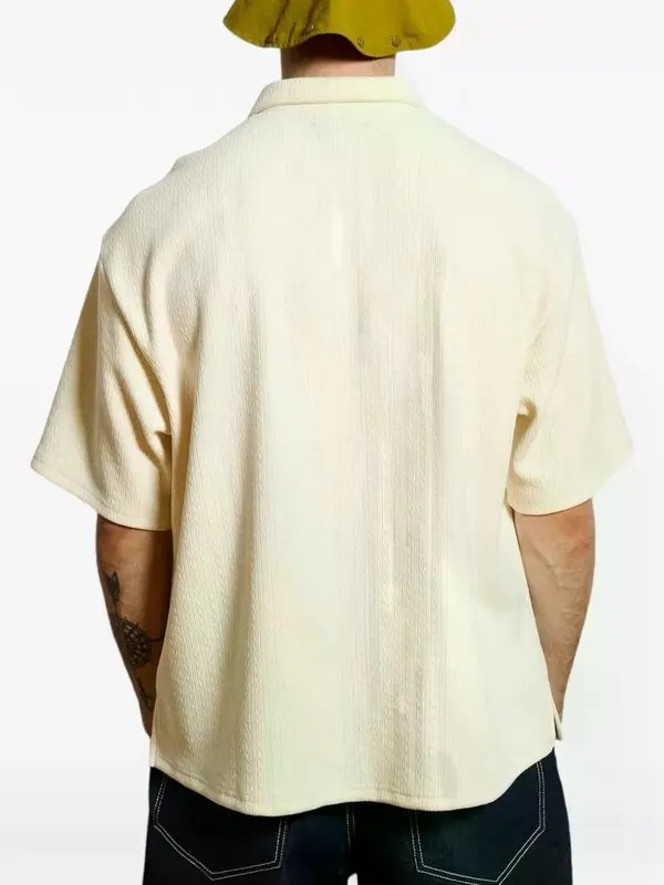 PLEASURES Logo-embroidered Polo Shirt