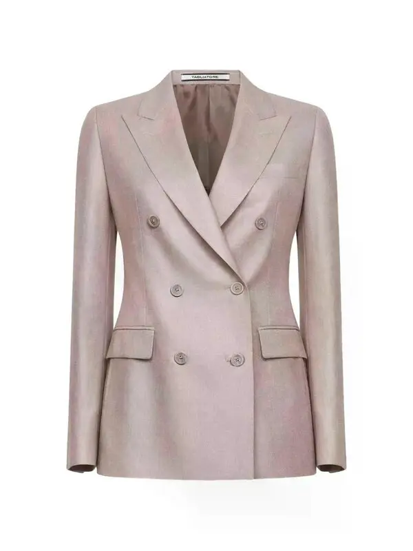 Tagliatore Double-breasted Peak-lapel Blazer - Neutrals