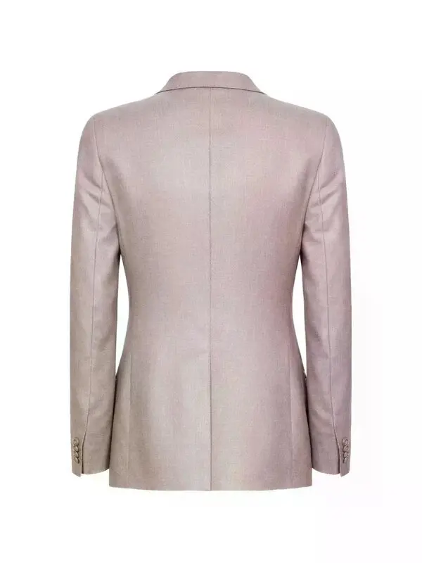 Tagliatore Double-breasted Peak-lapel Blazer - Neutrals