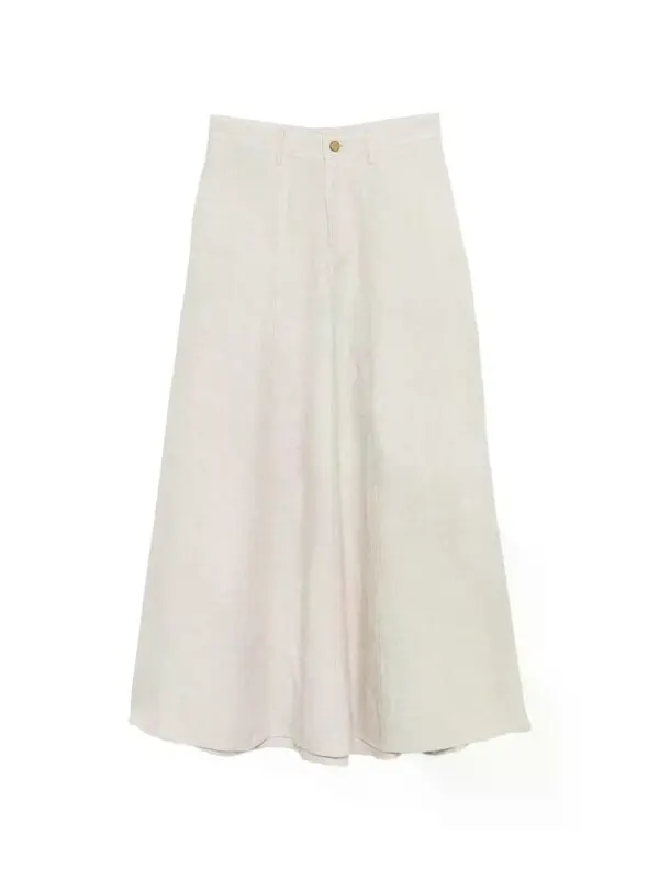 ALYSI Button Panel A-line Skirt