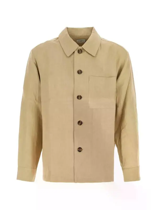 Le Kasha Button Linen Overshirt