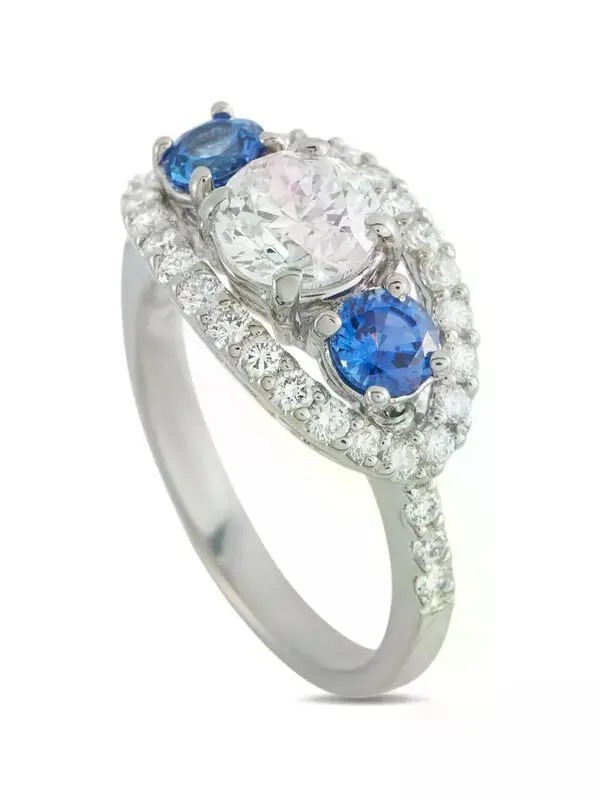 LB EXCLUSIVE Diamond And Sapphire Ring