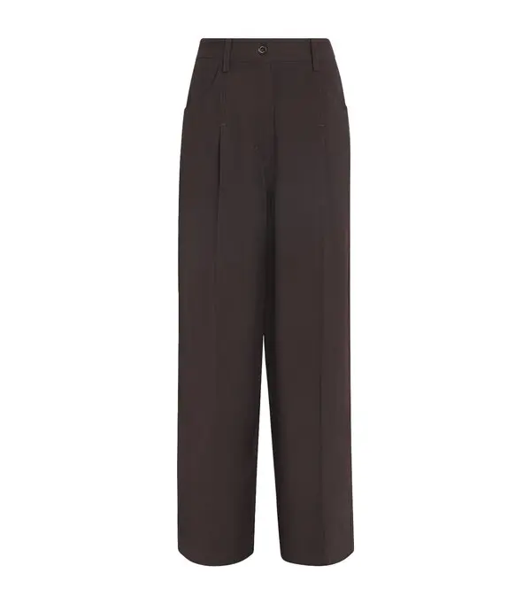 Sandro Wide-leg Tailored Trousers