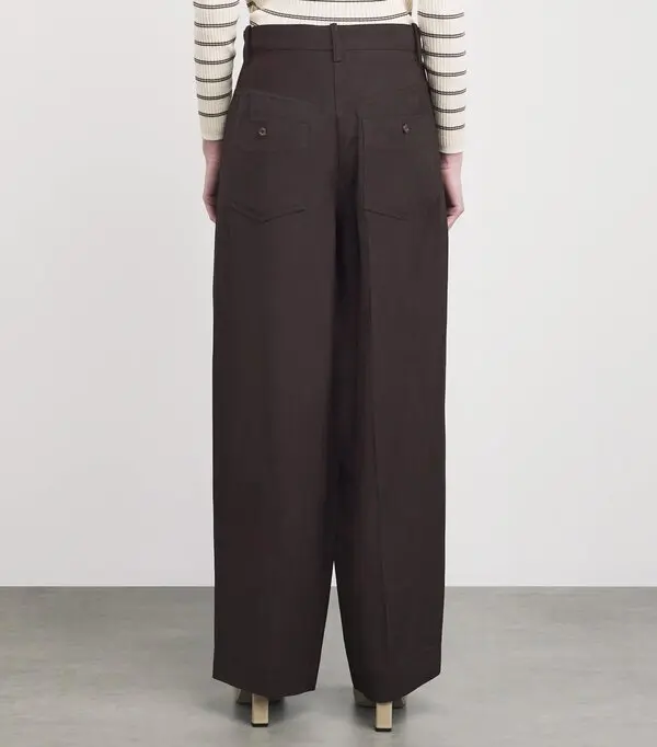 Sandro Wide-leg Tailored Trousers