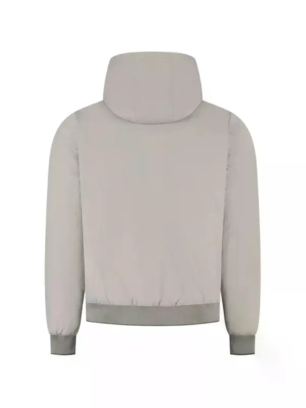 MOORER Zip-up Hooded Jacket