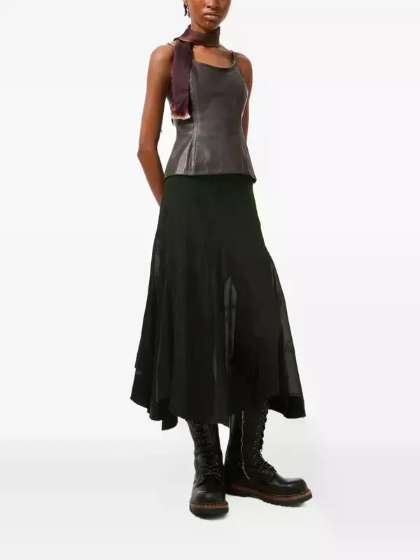Our Legacy Panelled Midi Skirt - Black