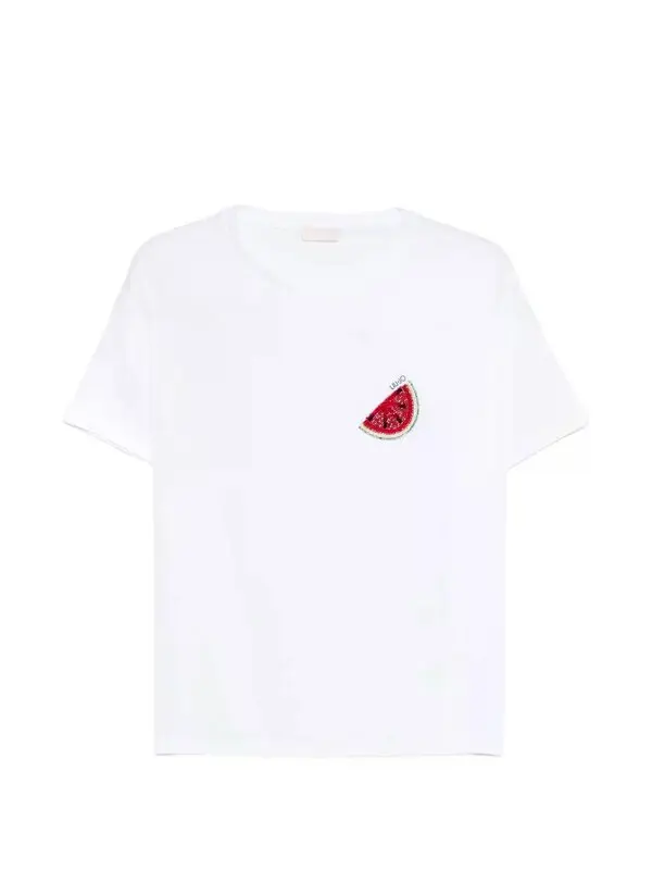 Liu Jo Embroidered Watermelon T-shirt