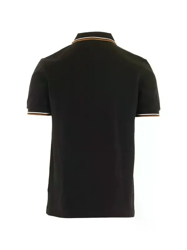 Fred Perry Trim-striped Polo - Black