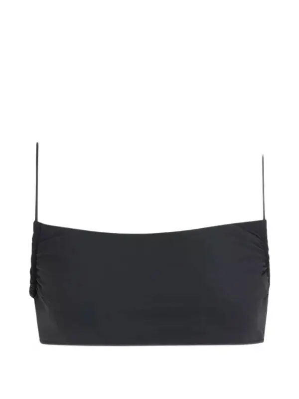 Cult Gaia Maeva Bikini Top With Rosette Detail - Black