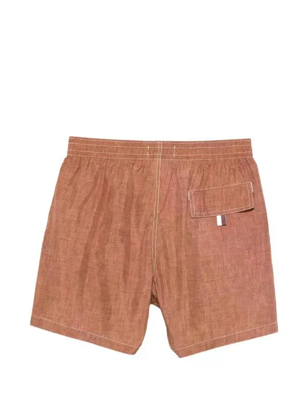 Canali Drawstring Stitch Swim Shorts