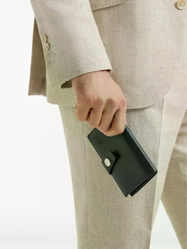 Brunello Cucinelli Leather Zipper Wallet