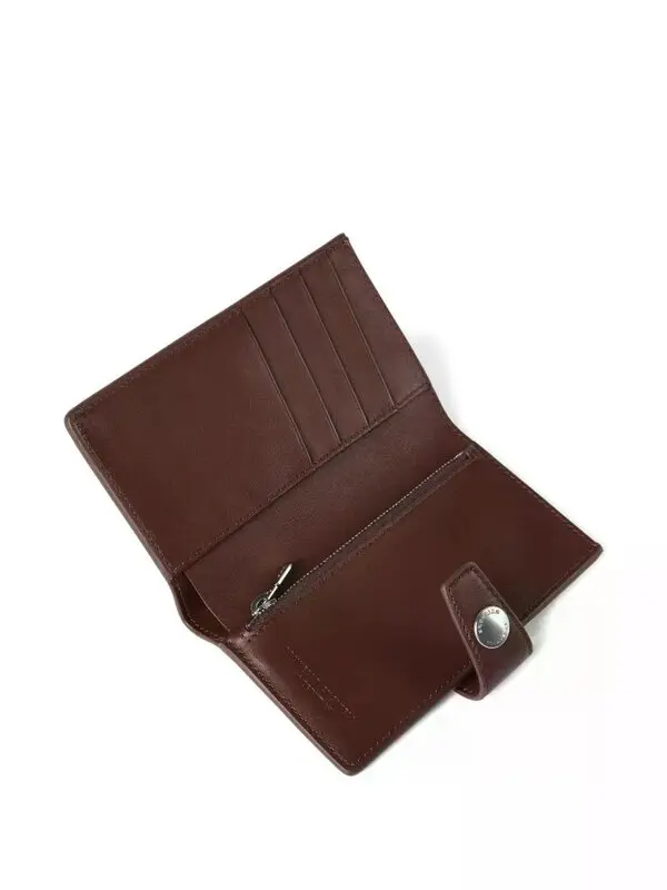 Brunello Cucinelli Internal Card Slots Leather Wallet