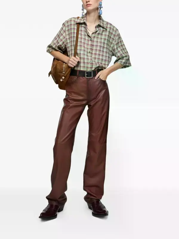Acne Studios Checked Short Sleeve Shirt
