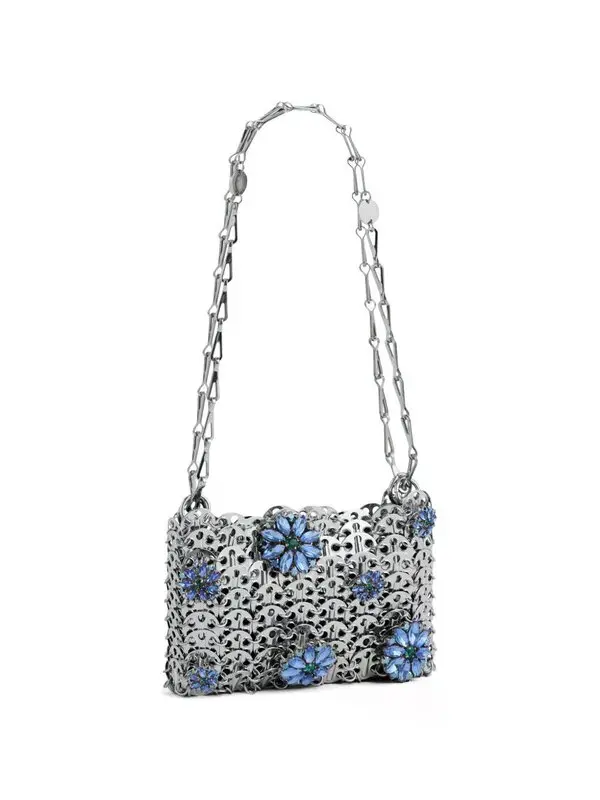 Rabanne Nano 1969 Flower Detail Shoulder Bag