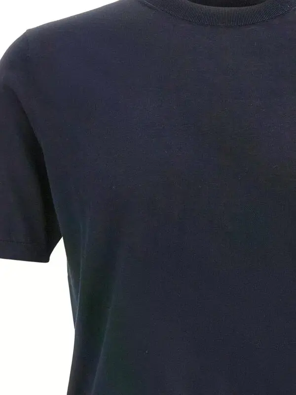 KANGRA Short Sleeve Ribbed Crewneck Sweater
