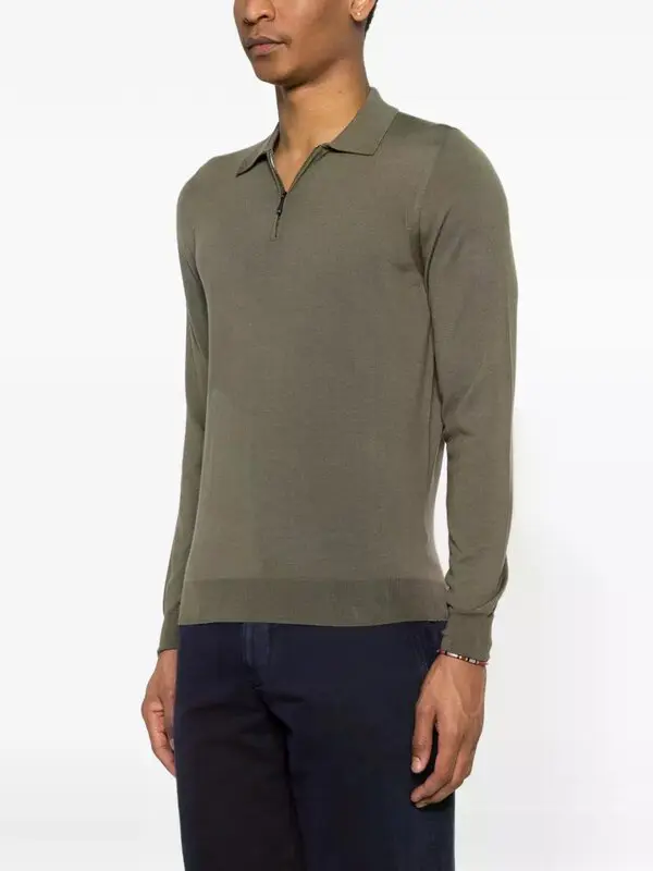 DRUMOHR Zip-up Polo Shirt
