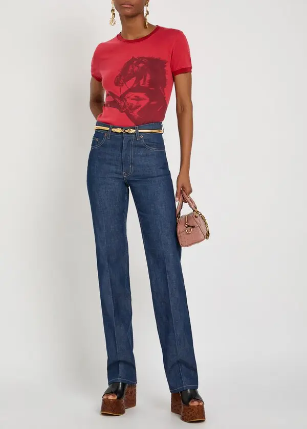 Chloé High-rise Straight-leg Jeans