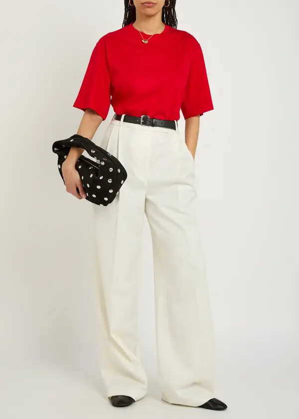 RÓHE Cotton And Silk-blend T-shirt