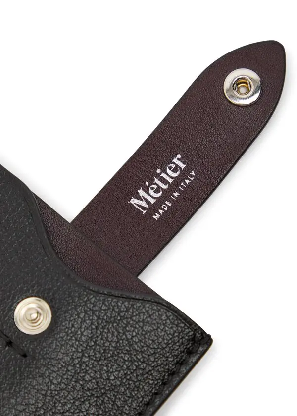 METIER Grained Leather Card Holder