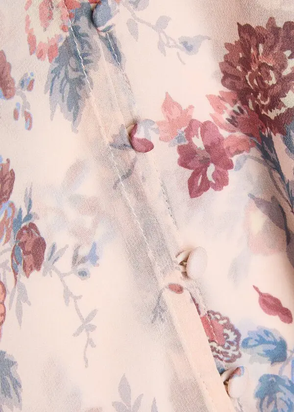 Paige Lula Floral Silk-chiffon Blouse