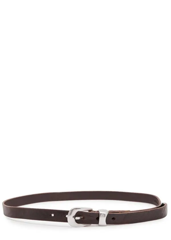 Our Legacy Leather Belt - Brown