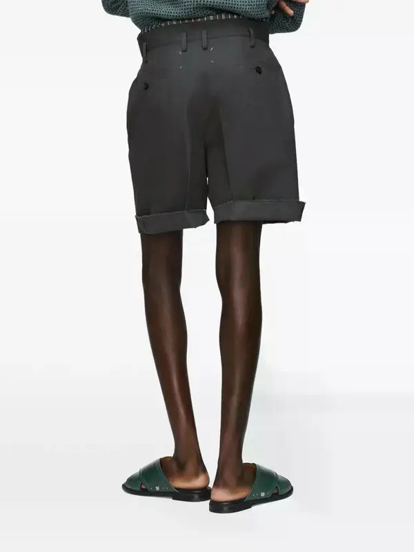 MAISON MARGIELA Pleated Bermuda Shorts