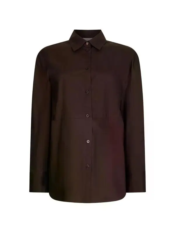 Liu Jo Belted Button Front Shirt With Button Cuffs
