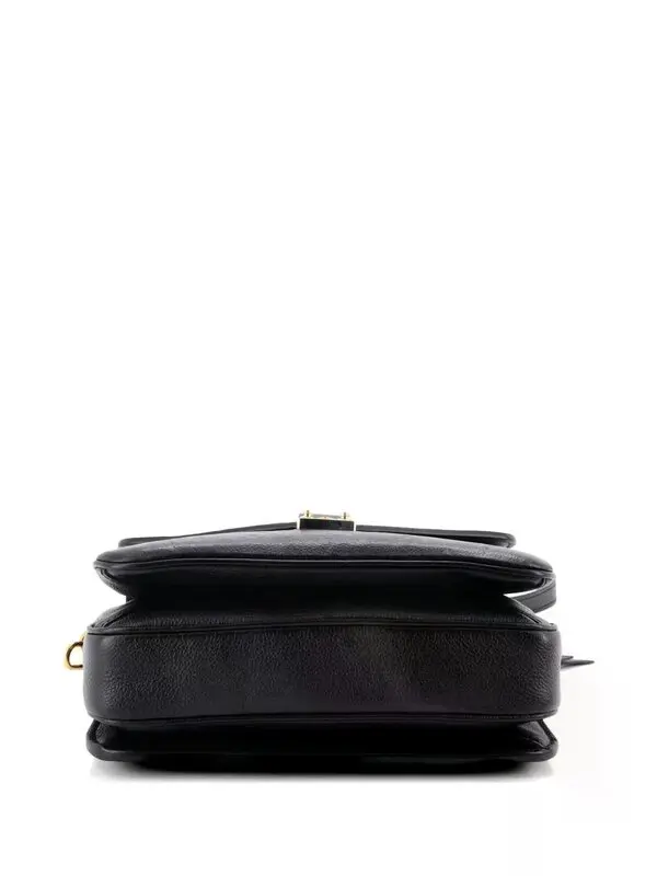 LOUIS VUITTON Monogram Empreinte Leather Pochette Metis Crossbody Bag - Black