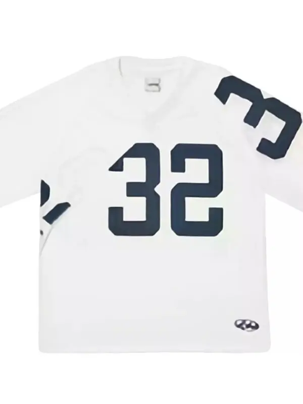 ARTE ANTWERP Mesh Number-print T-shirt - White
