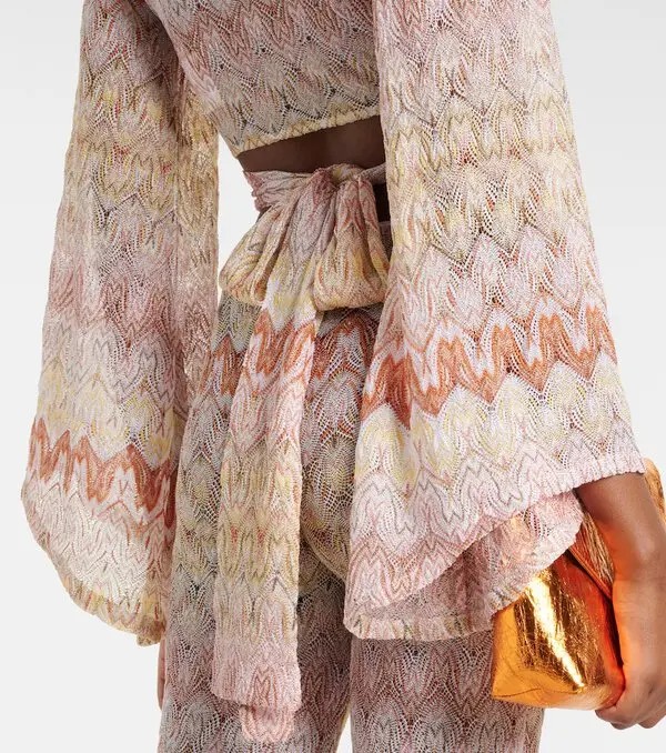 Missoni Lame Cropped Top