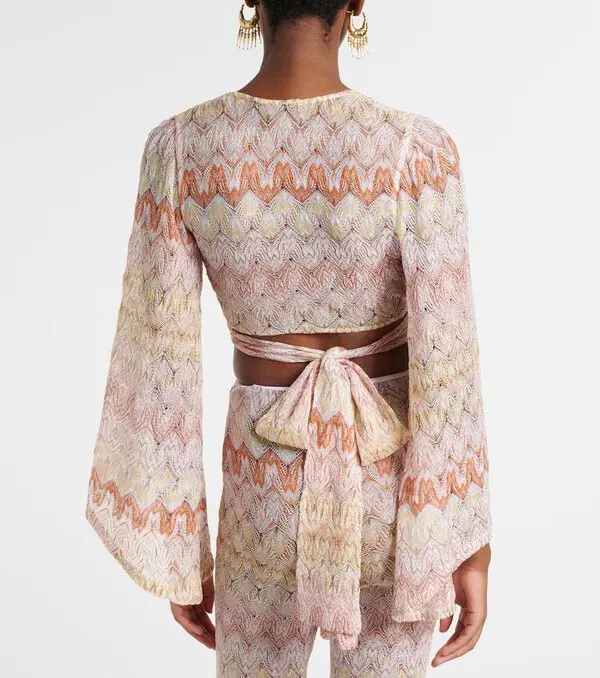 Missoni Lame Cropped Top