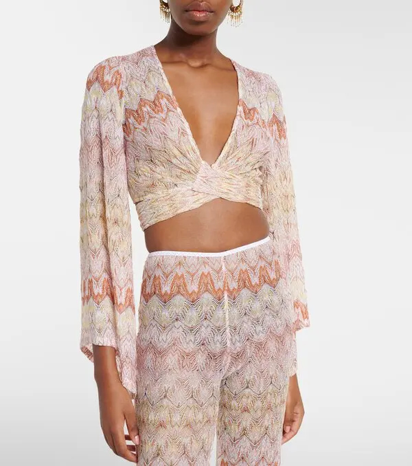 Missoni Lame Cropped Top