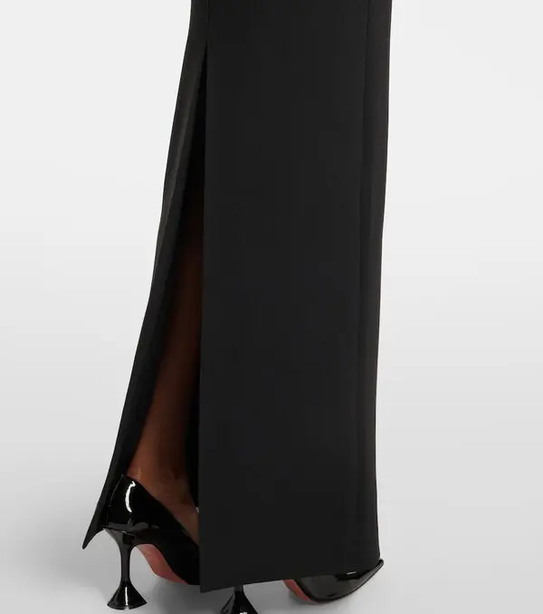 Solace London Alexandra One-shoulder Maxi Dress - Black
