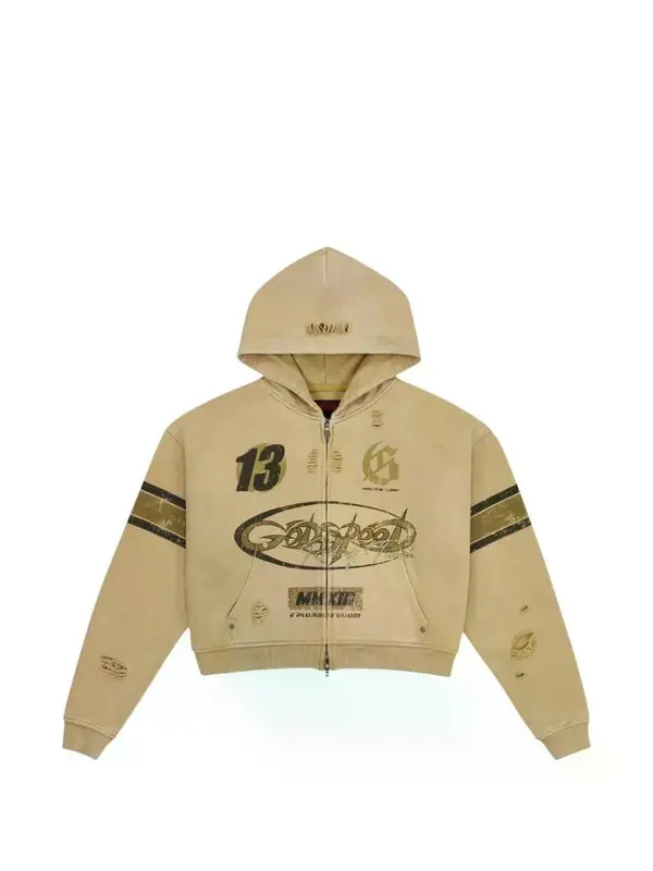 GODSPEED Zip Hooded Sweatshirt - Neutrals