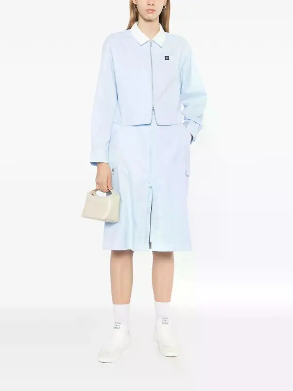 AGNES B. Checker Zip-fastening Jacket