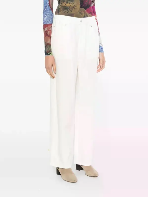 LESS Drawstring Straight-leg Trousers