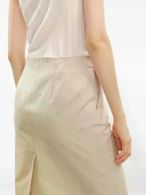 LESS Sequin-embellished A-line Skirt
