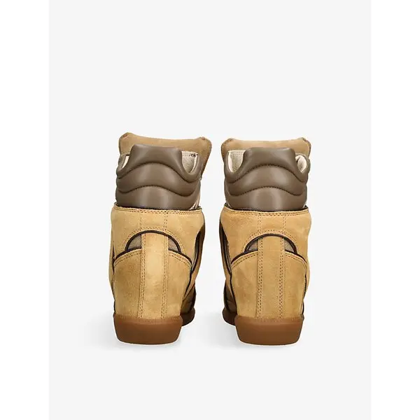 Isabel Marant Étoile Bekett Suede High-top Trainers - Khaki